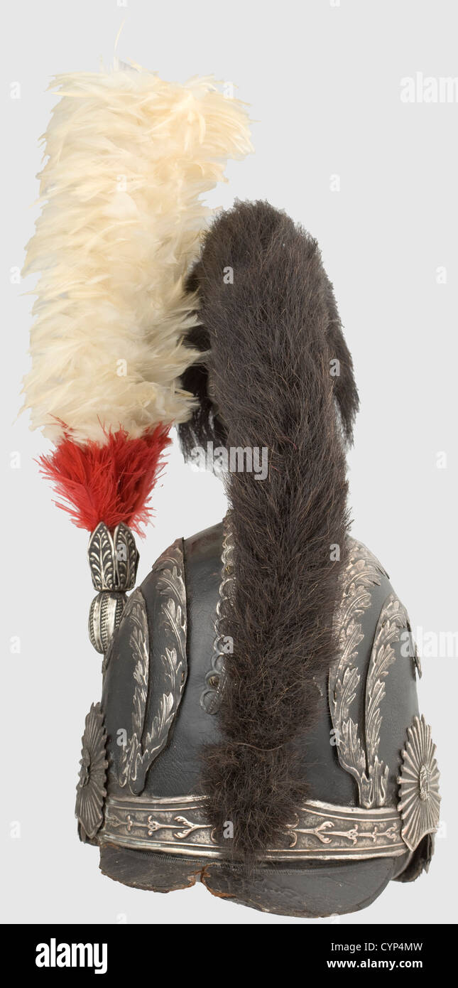 A helmet for the Gardes du Corps du Roi,(Royal Life Guards),1st model ...