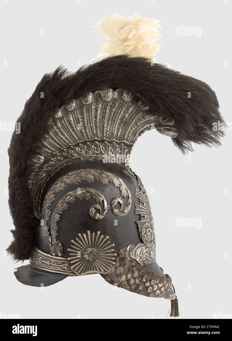 A helmet for the Gardes du Corps du Roi,(Royal Life Guards),1st model ...