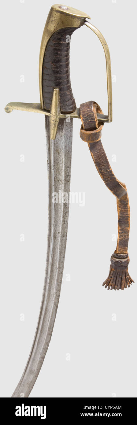 A model 1742 Prussian hussar's sabre,Slightly curved,somewhat shortened ...
