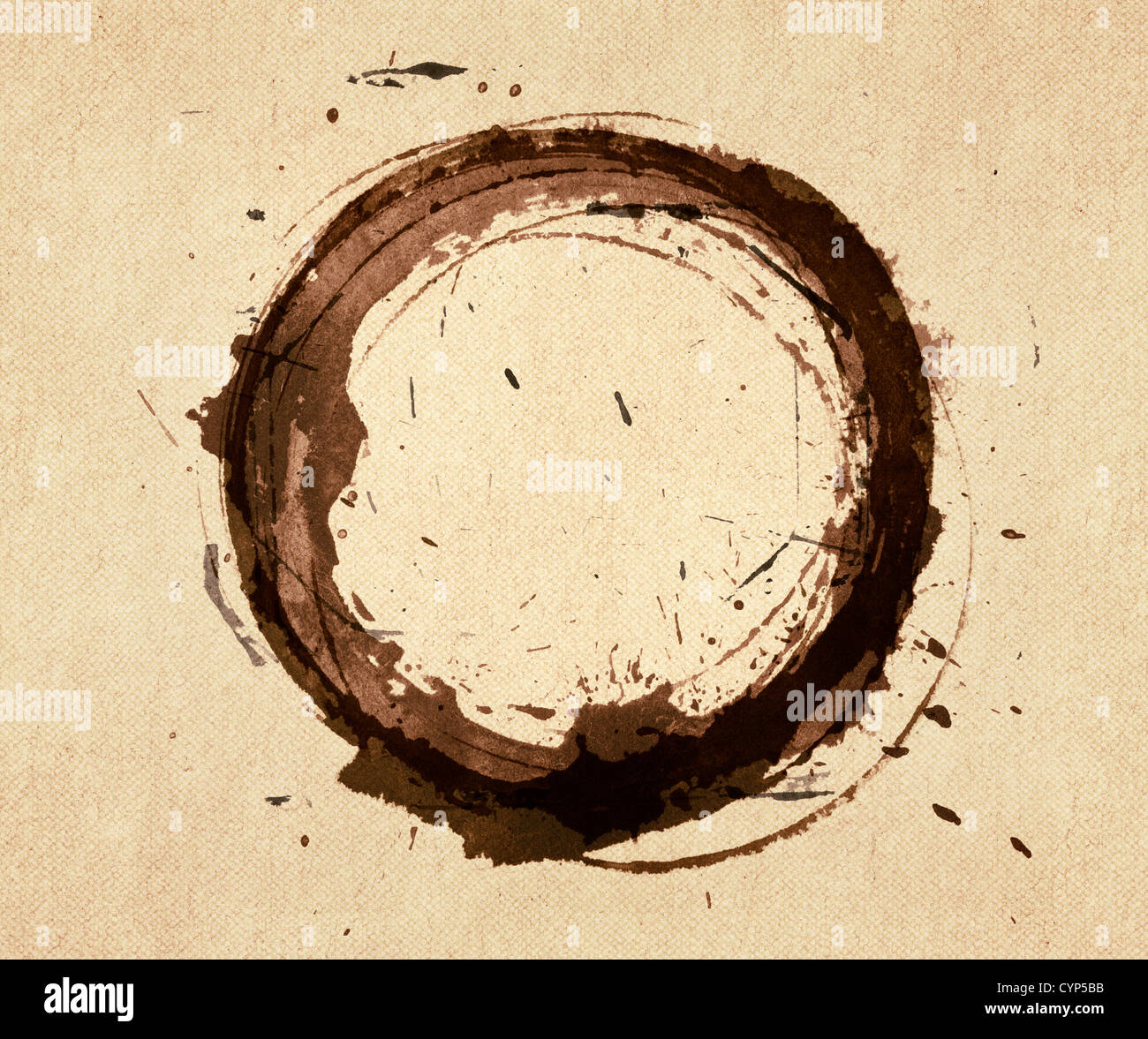 An abstract painted ink frame Stock Photo - Alamy