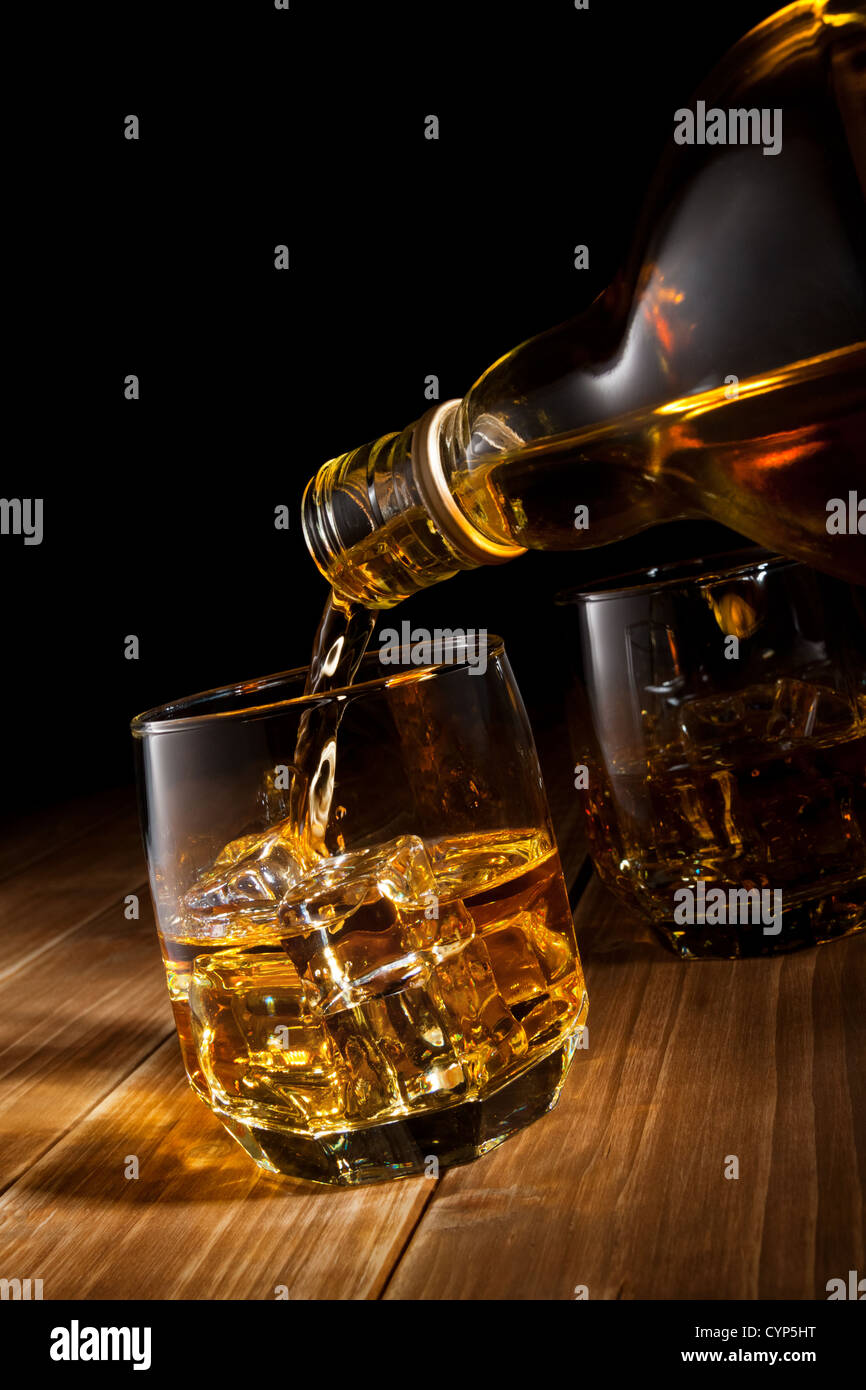 Bottle Of Scotch Whisky High Resolution Stock Photography and Images ...