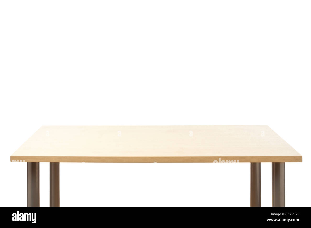 Empty top of the table, isolated Stock Photo - Alamy