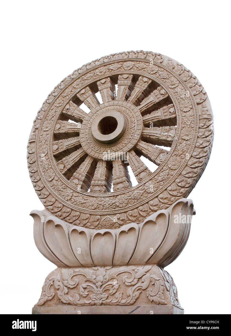 Wheel of dhamma hi-res stock photography and images - Alamy