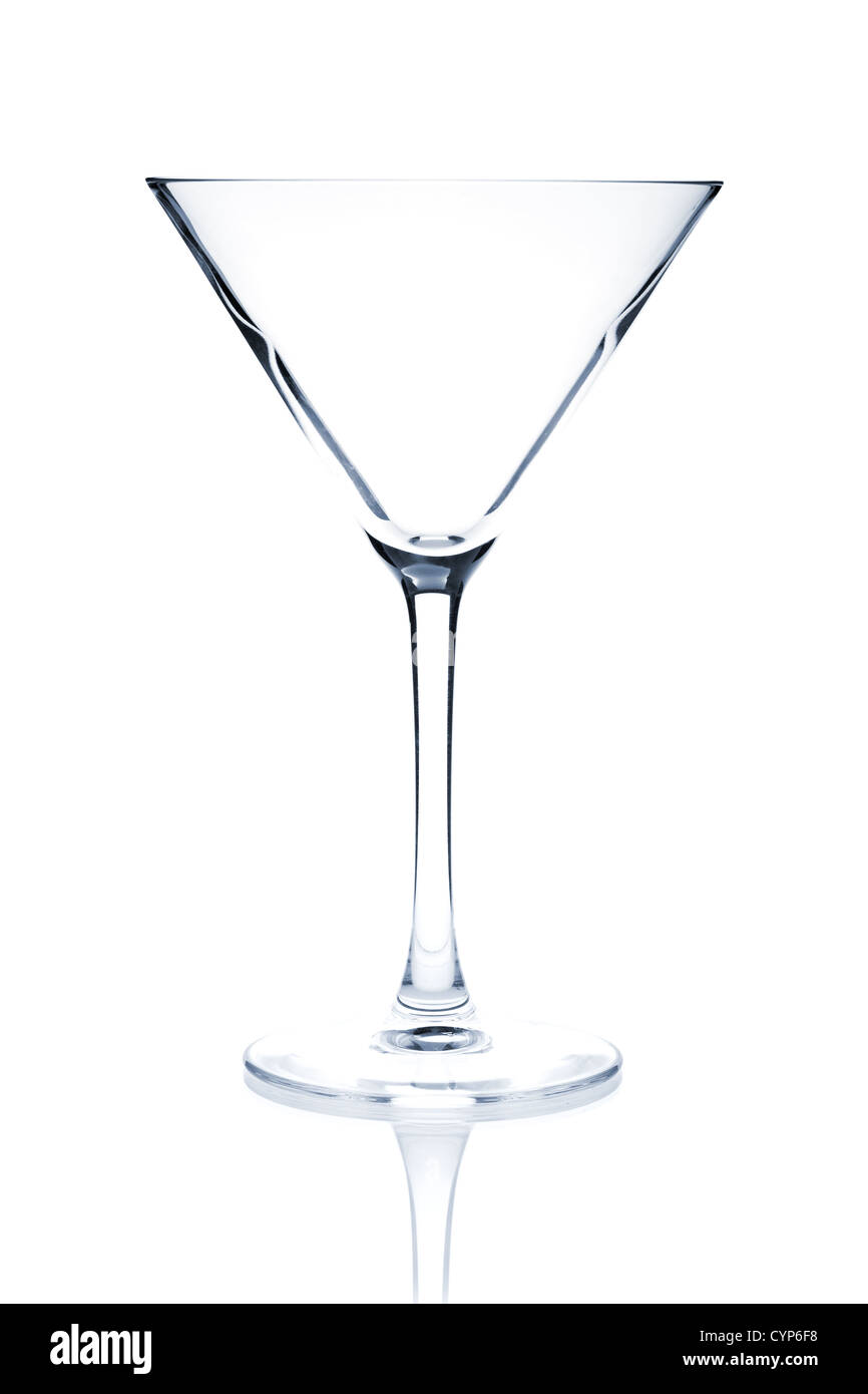Cocktail Glass Collection - Martini. Isolated on white background Stock ...