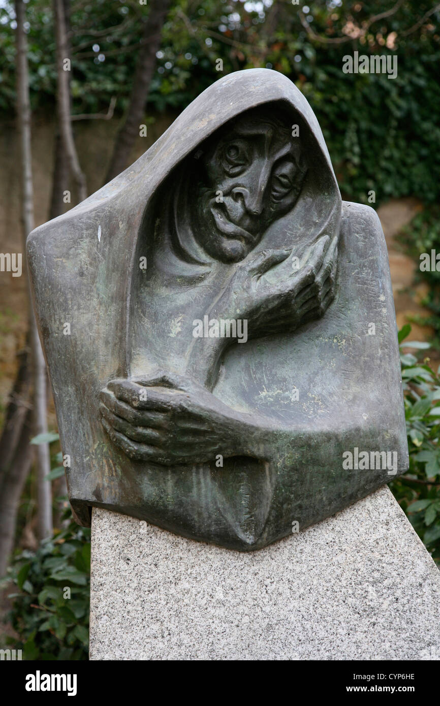 front view of witch sculpture Stock Photo - Alamy