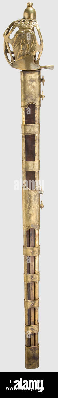 A model 1732 Prussian cuirassier's sword for enlisted men,Slender ...