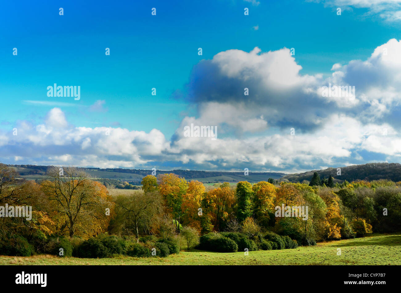 Autumn, Chiltern hills, English Countryside Stock Photo - Alamy