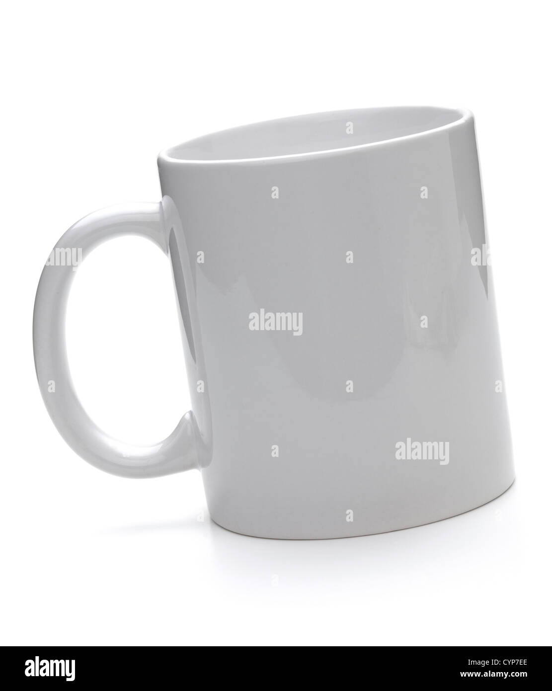 Clean coffee cup. Isolated on white background Stock Photo - Alamy