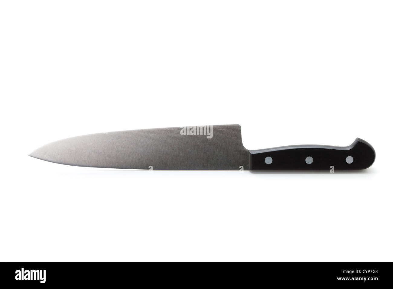 Chef knife. Isolated on white background Stock Photo - Alamy