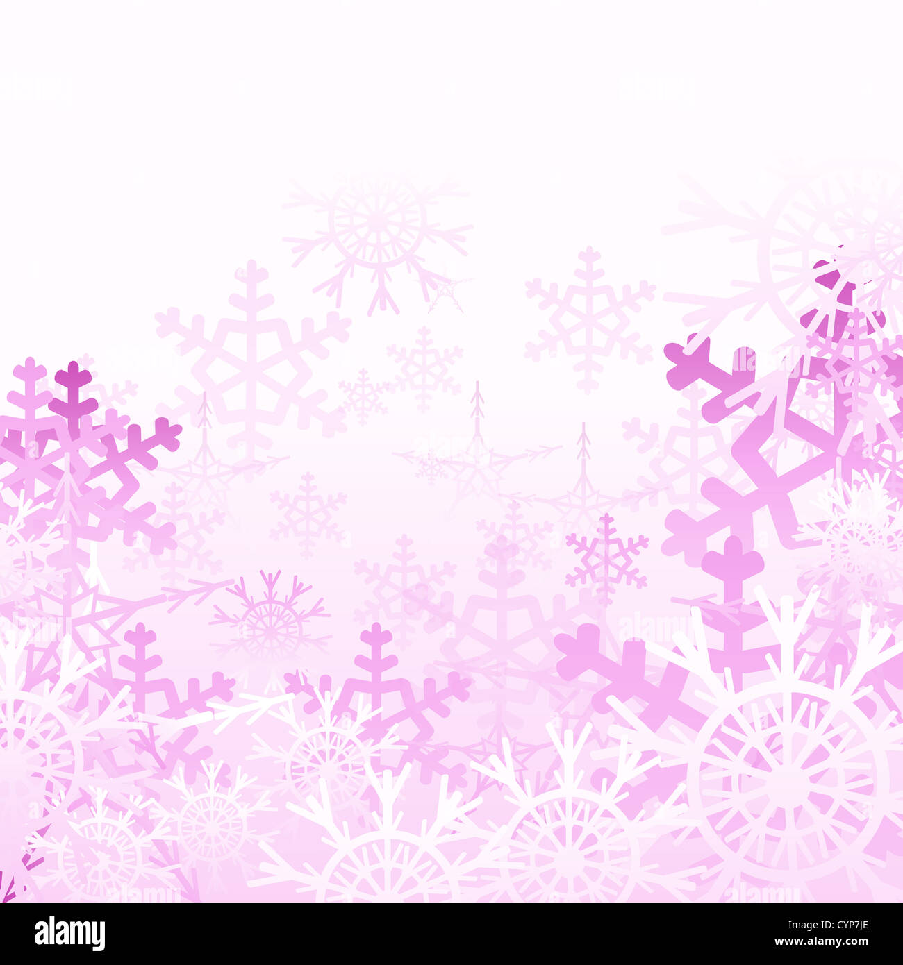 illustration of snowflake background on white background Stock Photo ...