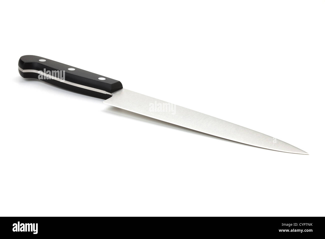Chef knife. Isolated on white background Stock Photo - Alamy