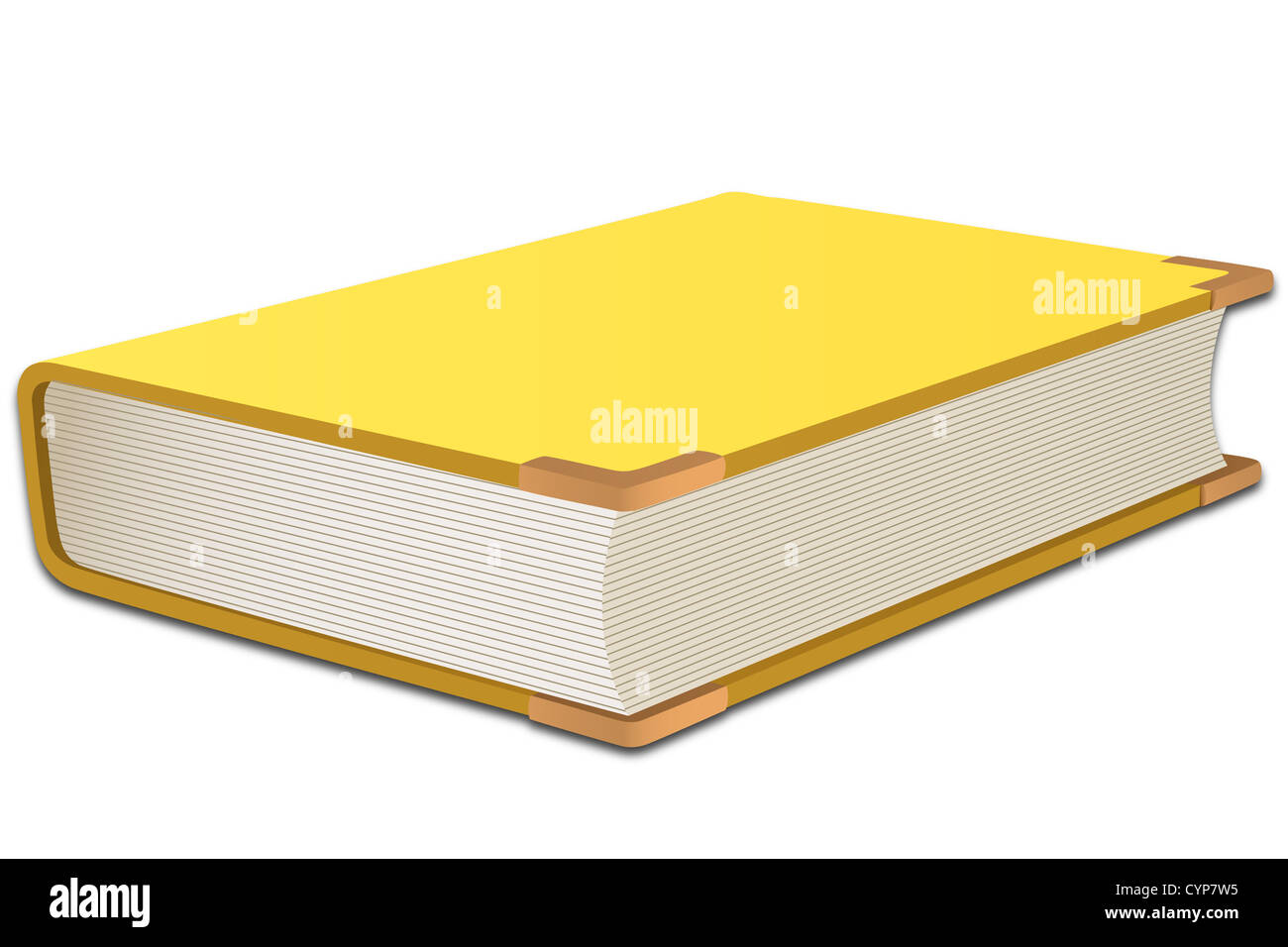illustration of book on isolated background Stock Photo - Alamy