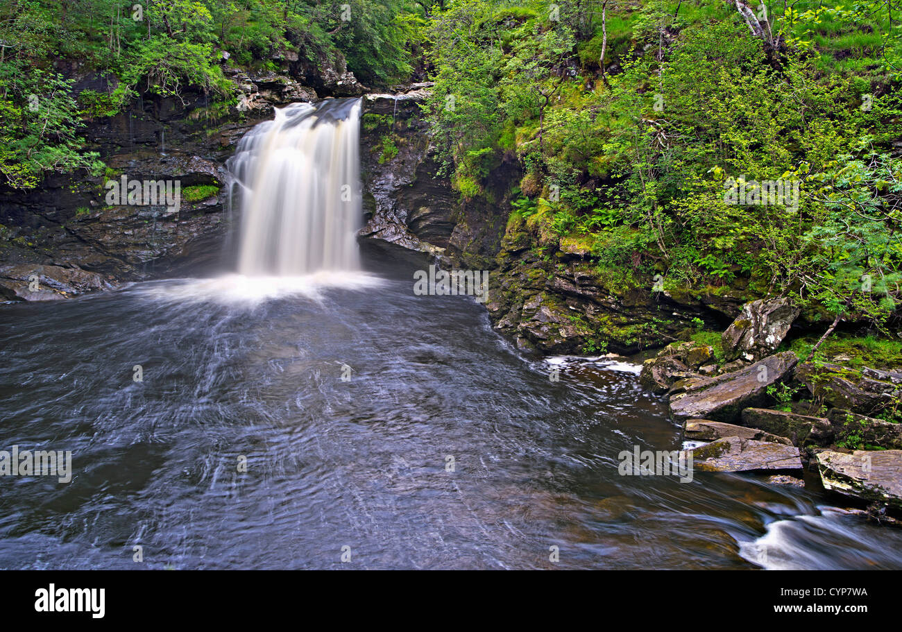 Waterfall on the River Falloch, Strathclyde, Scotland Stock Photo - Alamy
