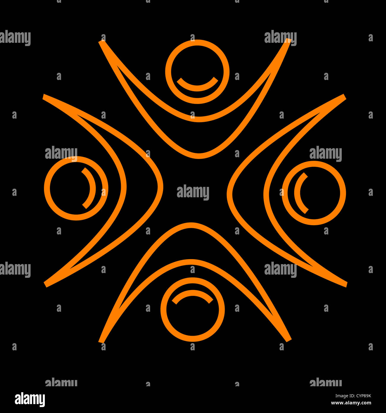 illustration of human icons Stock Photo - Alamy