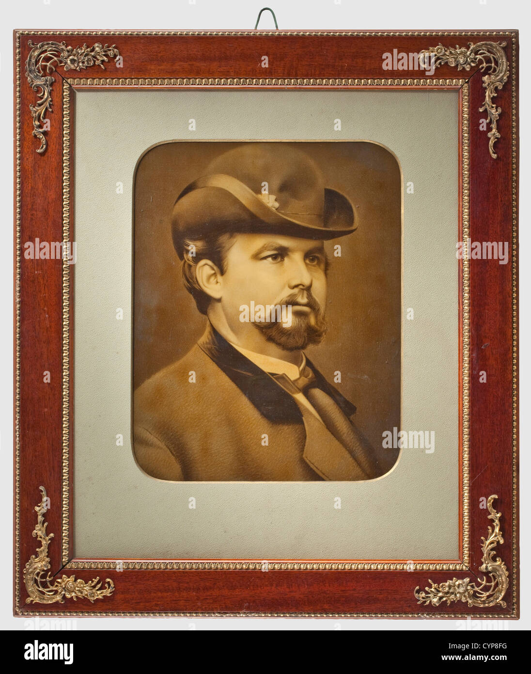 King Ludwig II of Bavaria - a large-sized portrait photograph ...