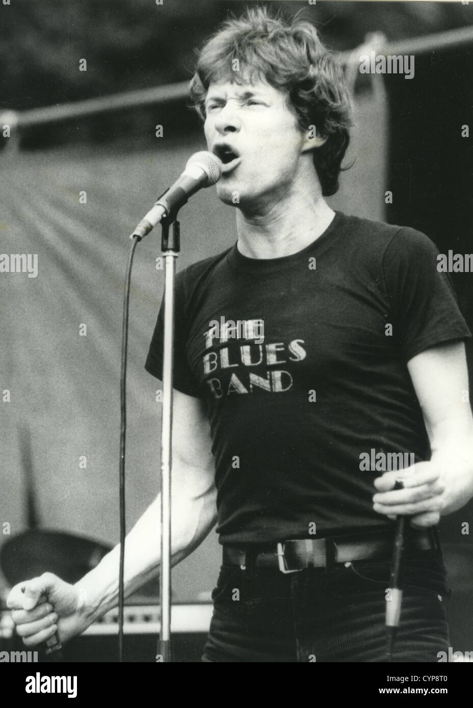 THE BLUES BAND UK rock group with founder Paul Jones on vocals in June ...