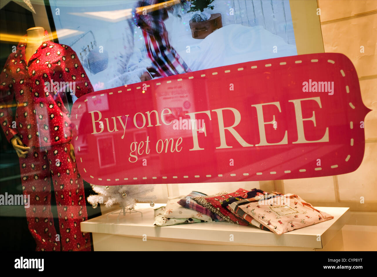 Bogof Buy one Get one Free Signs at Boux Avenue Boutique in Trafford ...