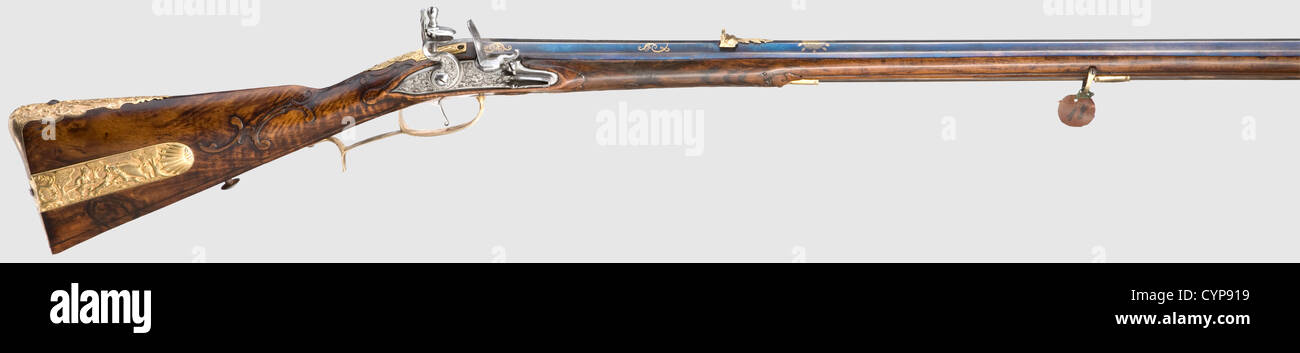 A fine pair of long flintlock pistols hi-res stock photography and ...