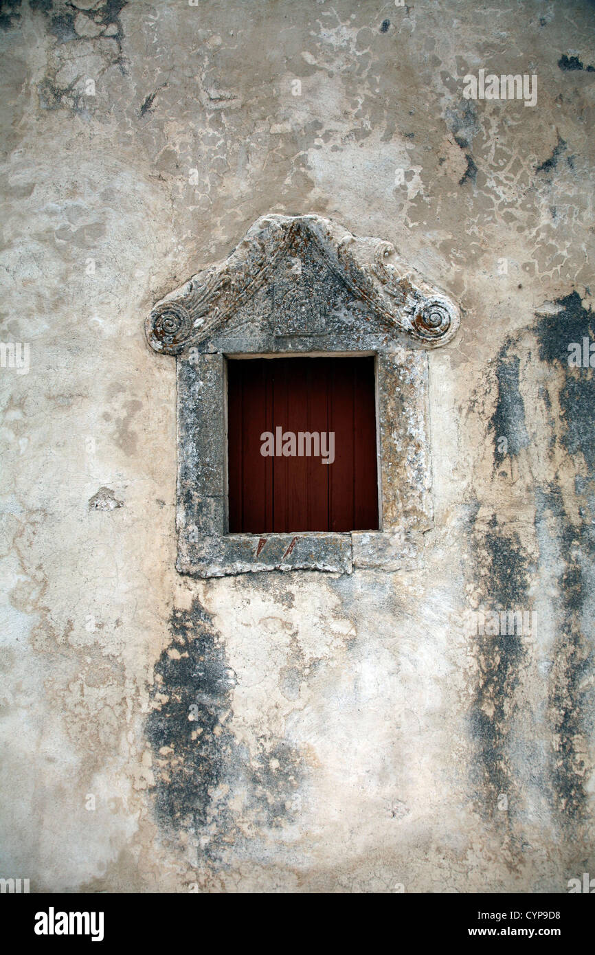 old little window in a crete's ancient house Stock Photo - Alamy