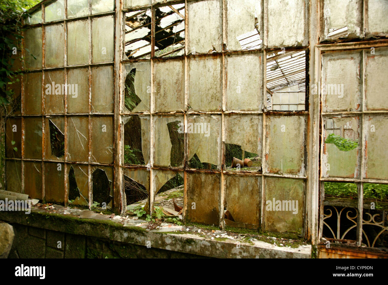 old winter quarters at da pena park in sintra Stock Photo - Alamy