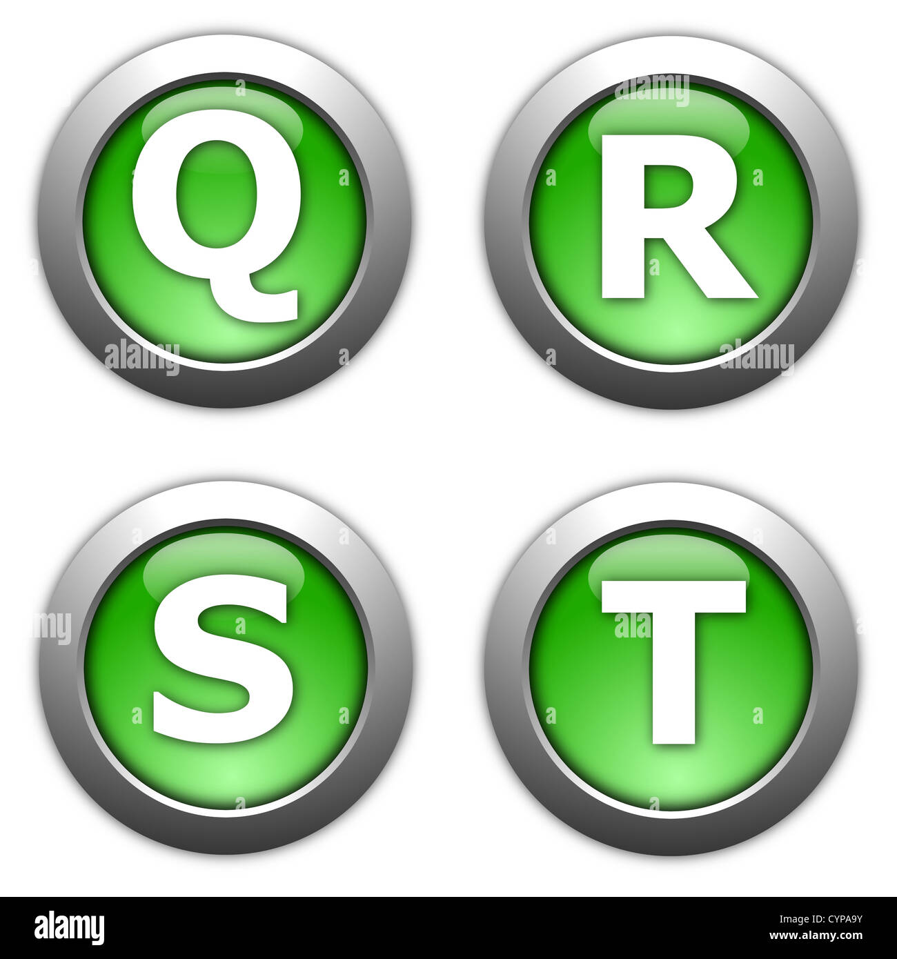 collection of web button alphabet and numbers Stock Photo - Alamy