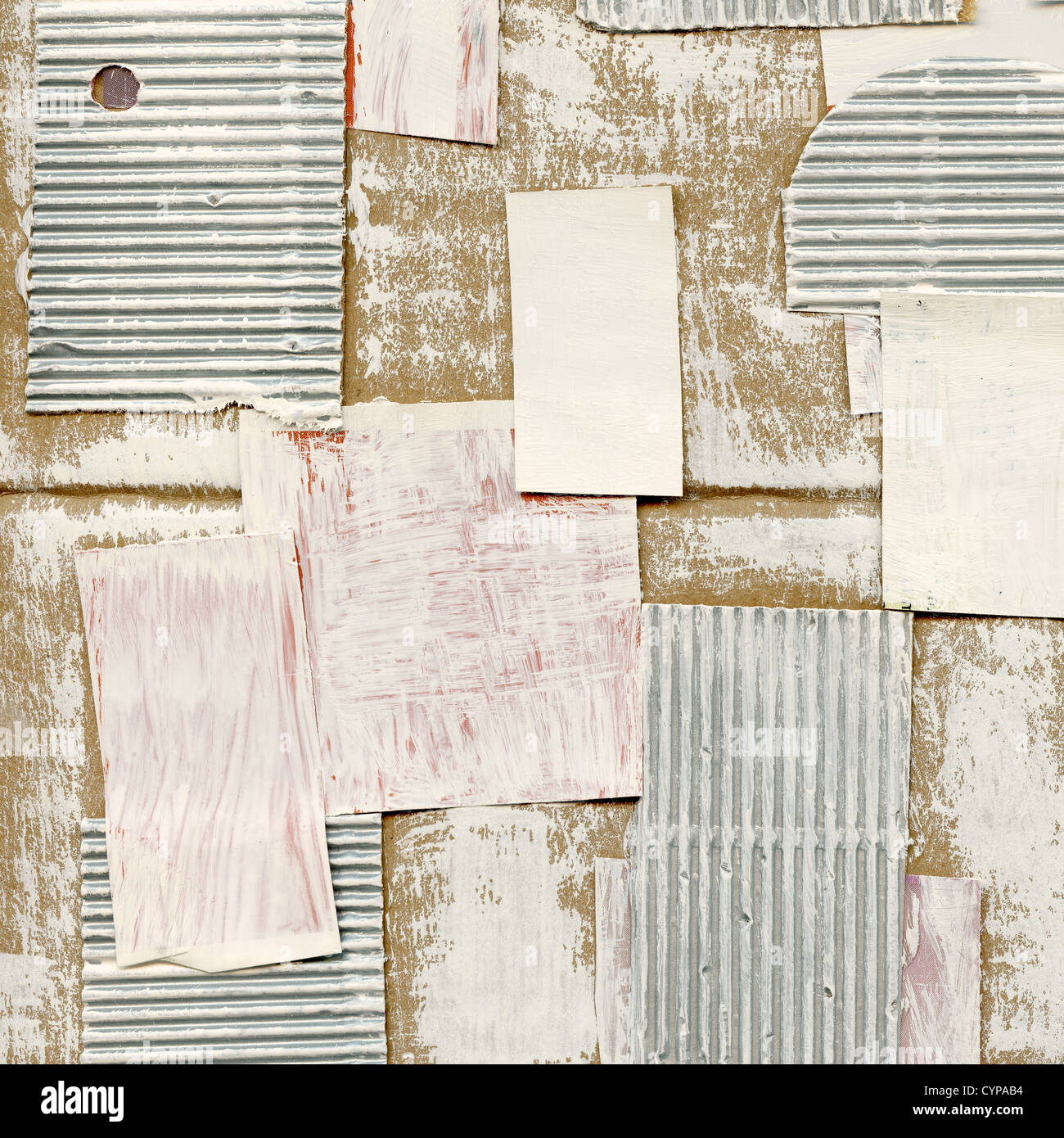 Painted grunge background. Used collage technique. Made myself Stock ...