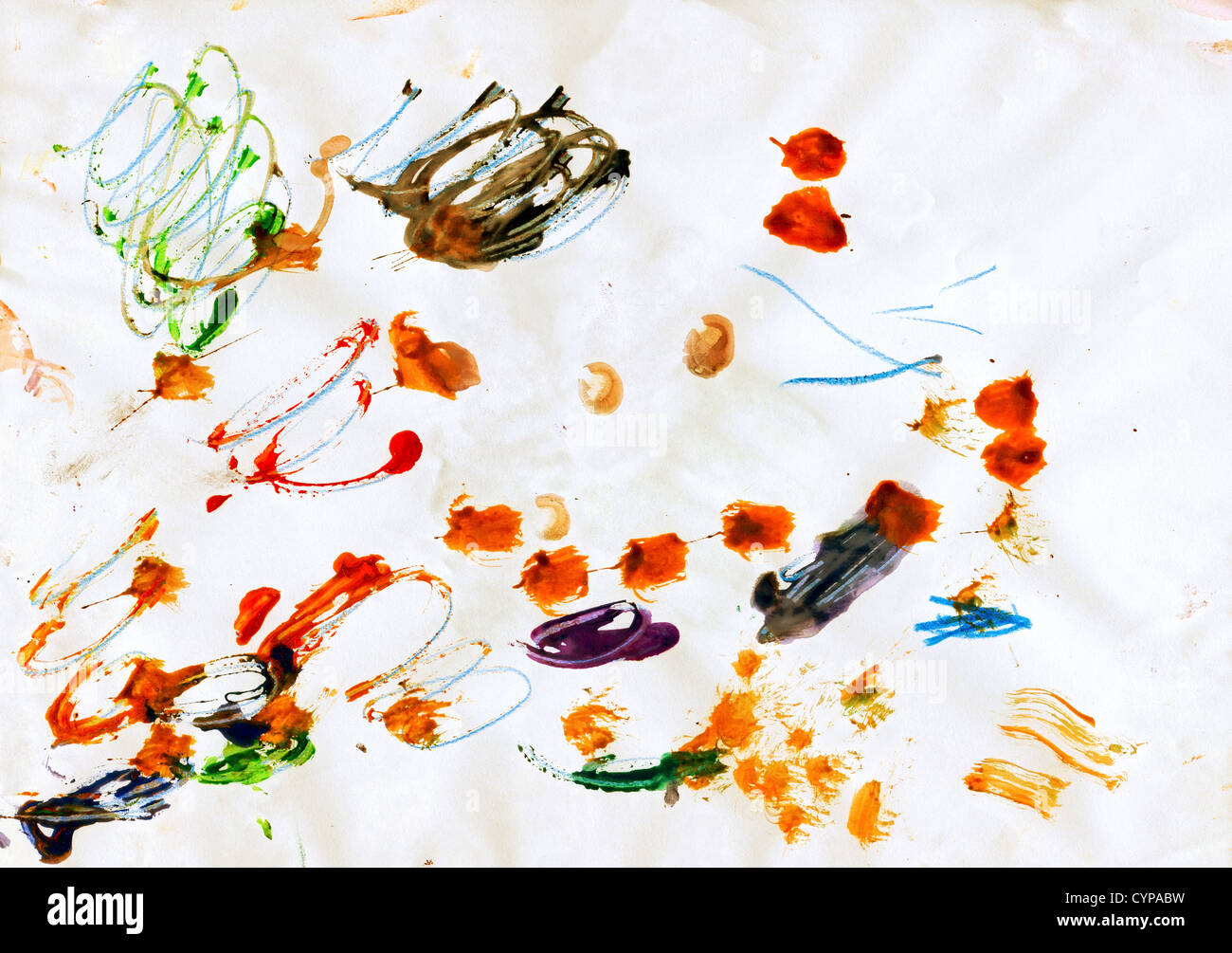 Childs line drawing hi-res stock photography and images - Alamy