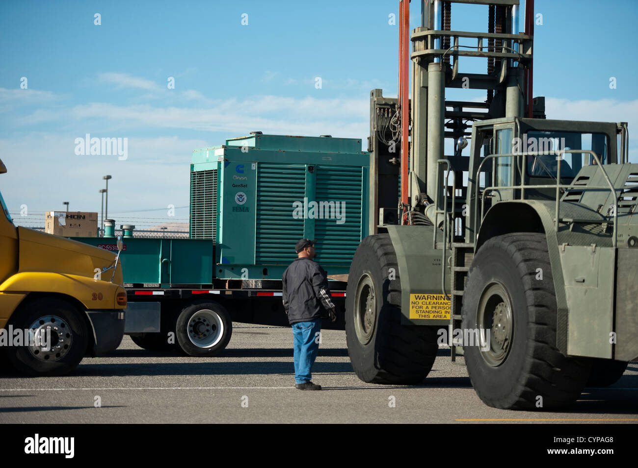 Massive 4,000 and 5,000-kilowatt generators and 600-gallon diesel fuel ...