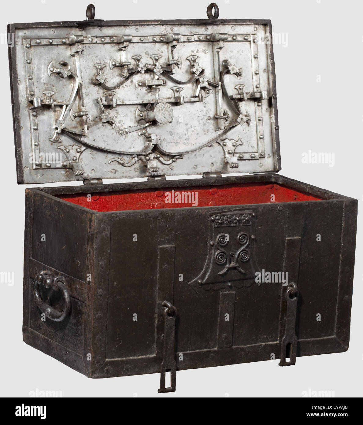 A Late Gothic German war chest,first half of the 16th century ...