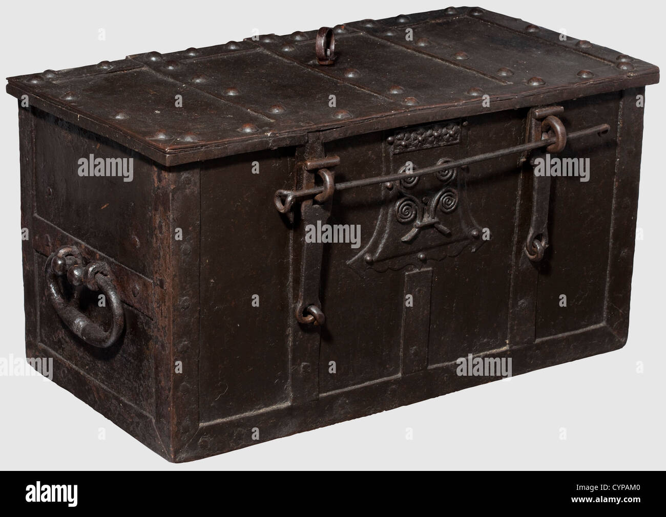 A Late Gothic German war chest,first half of the 16th century ...