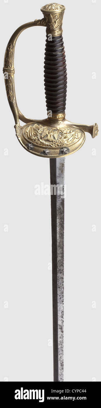 A sword for a Général de Division,Second Empire Straight,double-edged ...