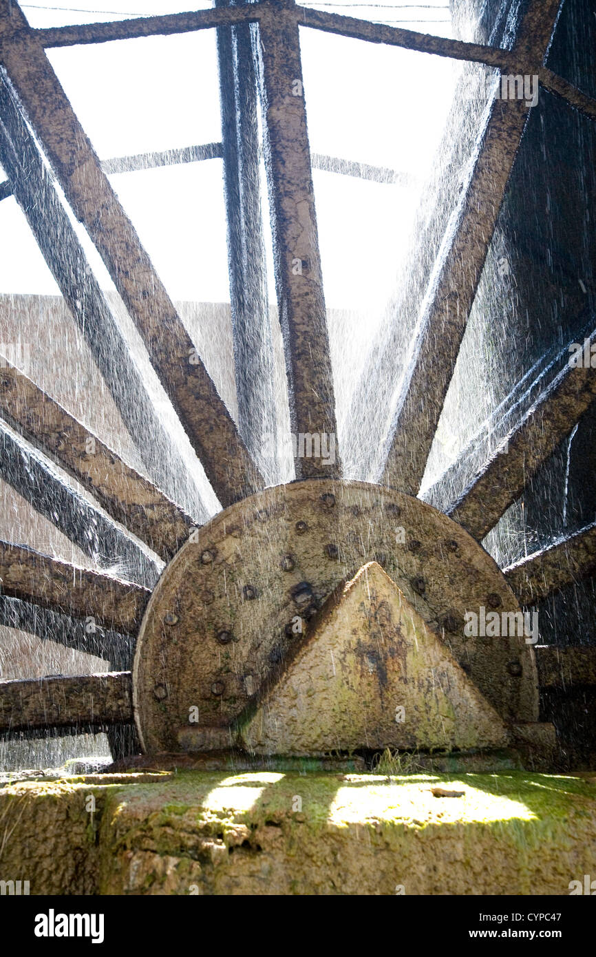 water noria at abaran village in murcia spain europe Stock Photo - Alamy