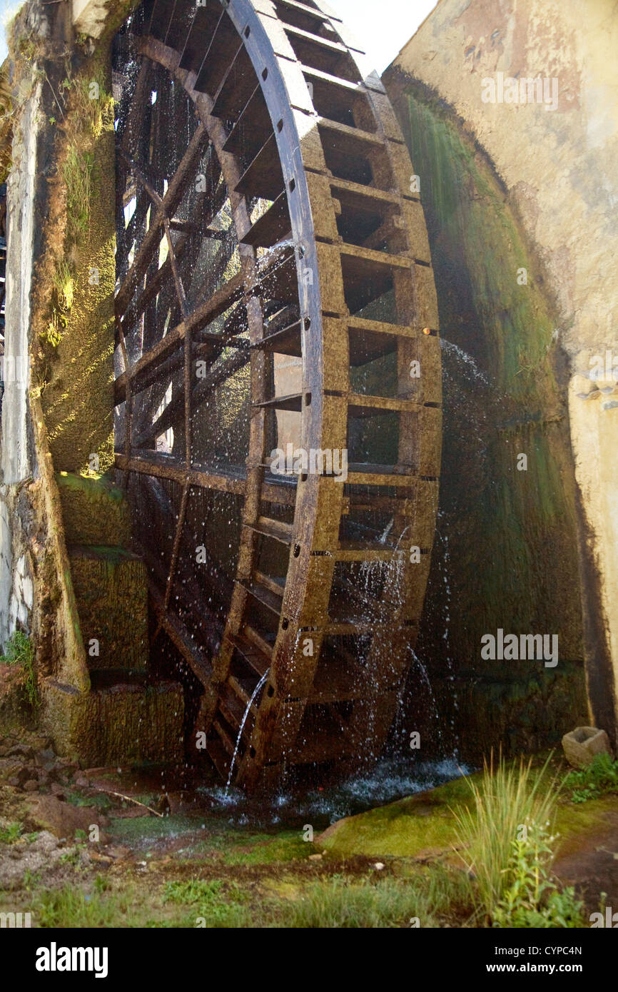 water noria at abaran village in murcia spain europe Stock Photo - Alamy