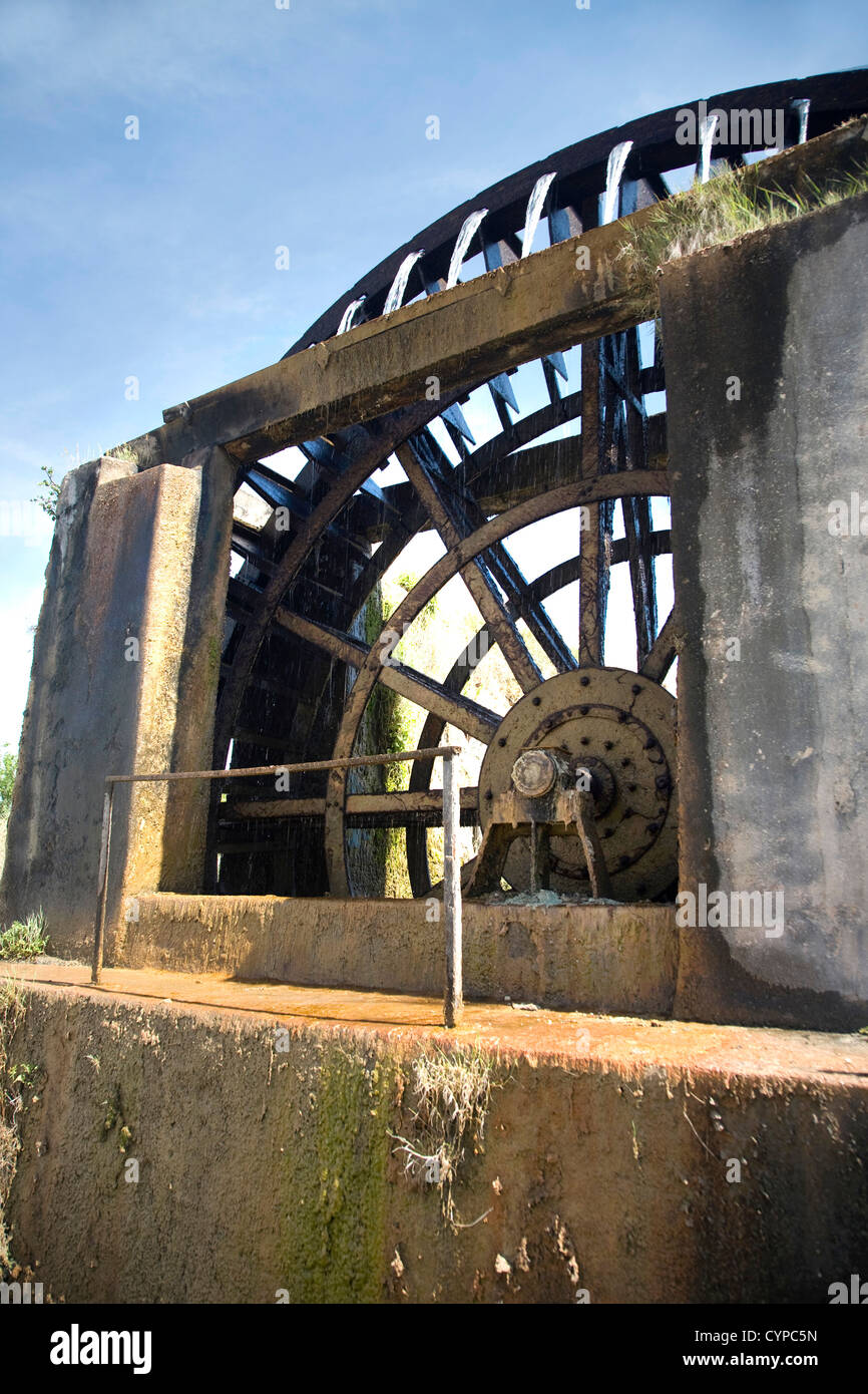 water noria at abaran village in murcia spain europe Stock Photo - Alamy