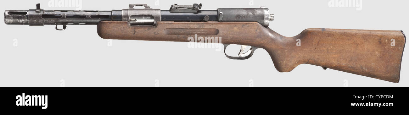 Submachine gun Bergmann Mod.35/I,Waffen-SS,wallhanger,cal.9 mm ...