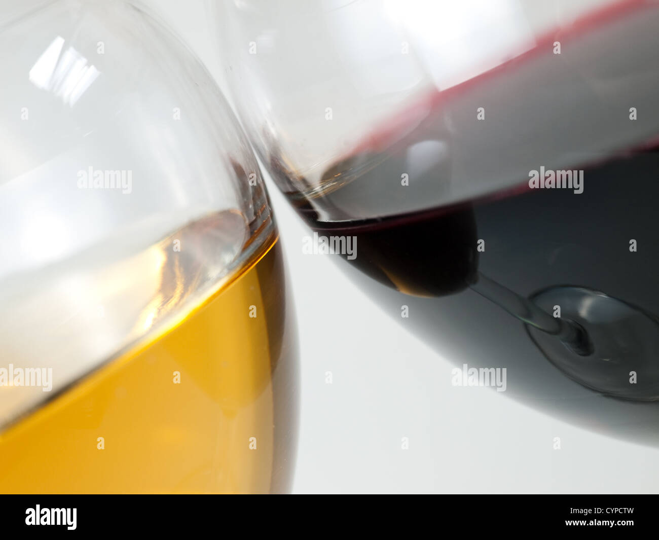 Two cups of wine Stock Photo - Alamy