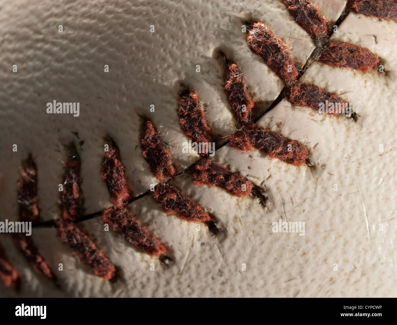 A closeup of an used baseball ball Stock Photo - Alamy