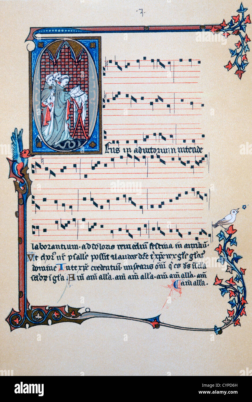 Musical Manuscript, 13th Century Stock Photo - Alamy