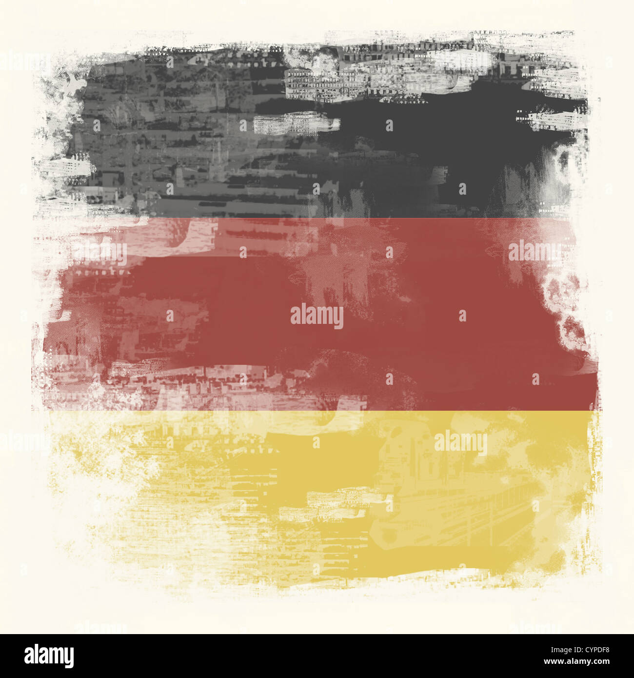 National Flag of Germany created in grunge style Stock Photo - Alamy