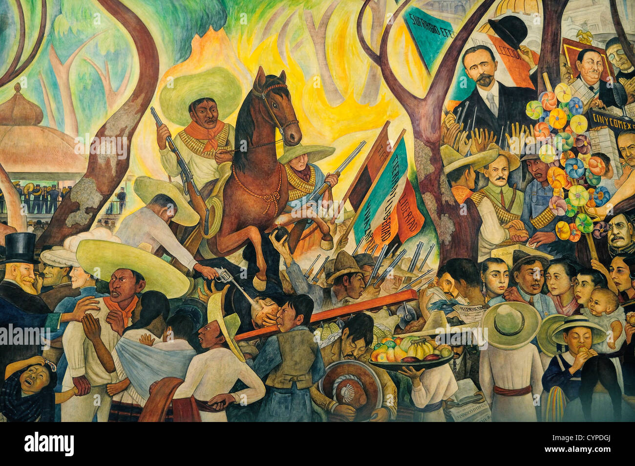 Diego Rivera Mural Mexican Revolution