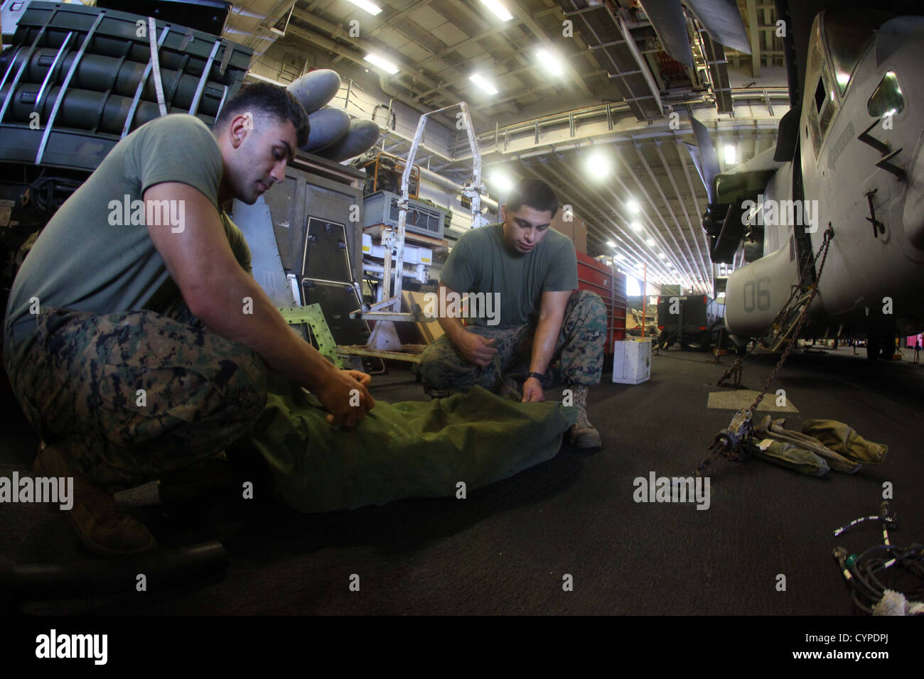 Conduct a gear accountability inspection aboard the uss iwo jima hi-res ...
