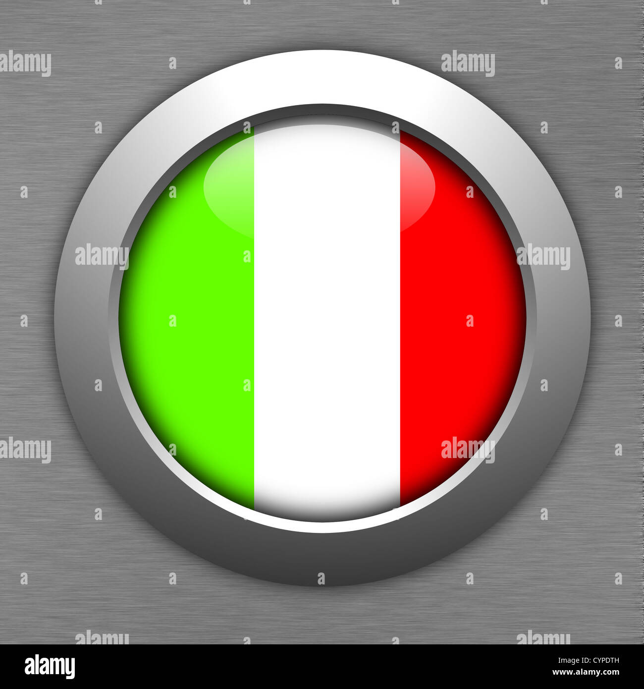 italy button flag sign or badge for website Stock Photo - Alamy