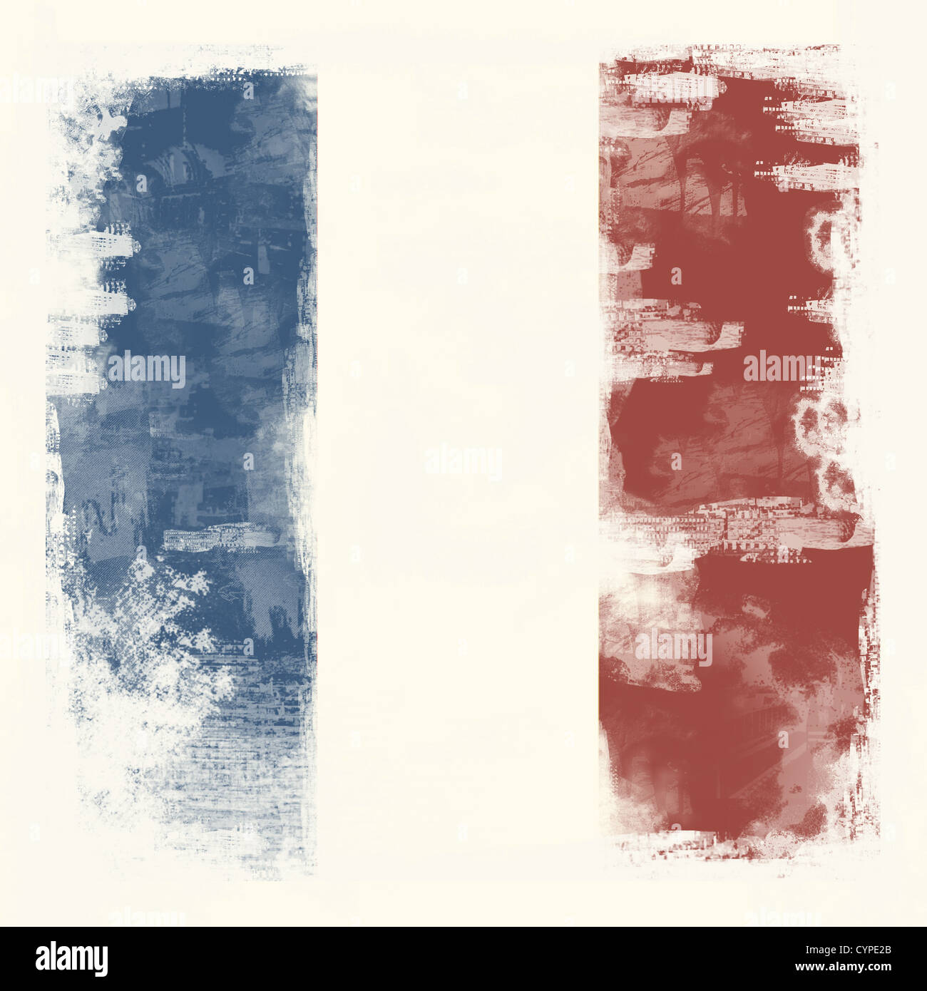 National Flag of France created in grunge style Stock Photo - Alamy