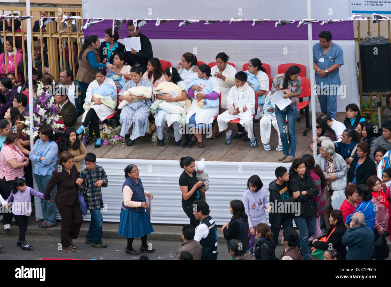 Lord holy christ of miracles festival hi-res stock photography and ...