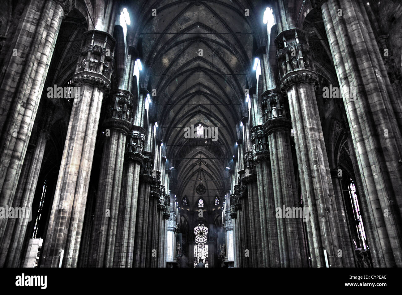 photo of the duome of milan Stock Photo - Alamy