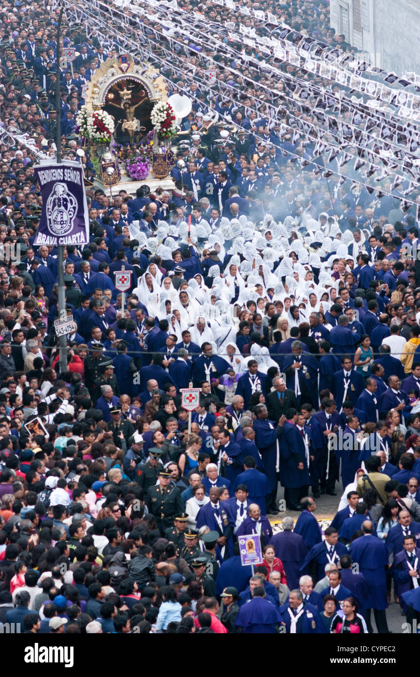 Lord holy christ of miracles festival hi-res stock photography and ...