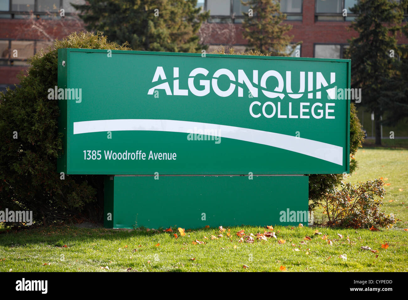 Algonquin college sign logo hi-res stock photography and images - Alamy