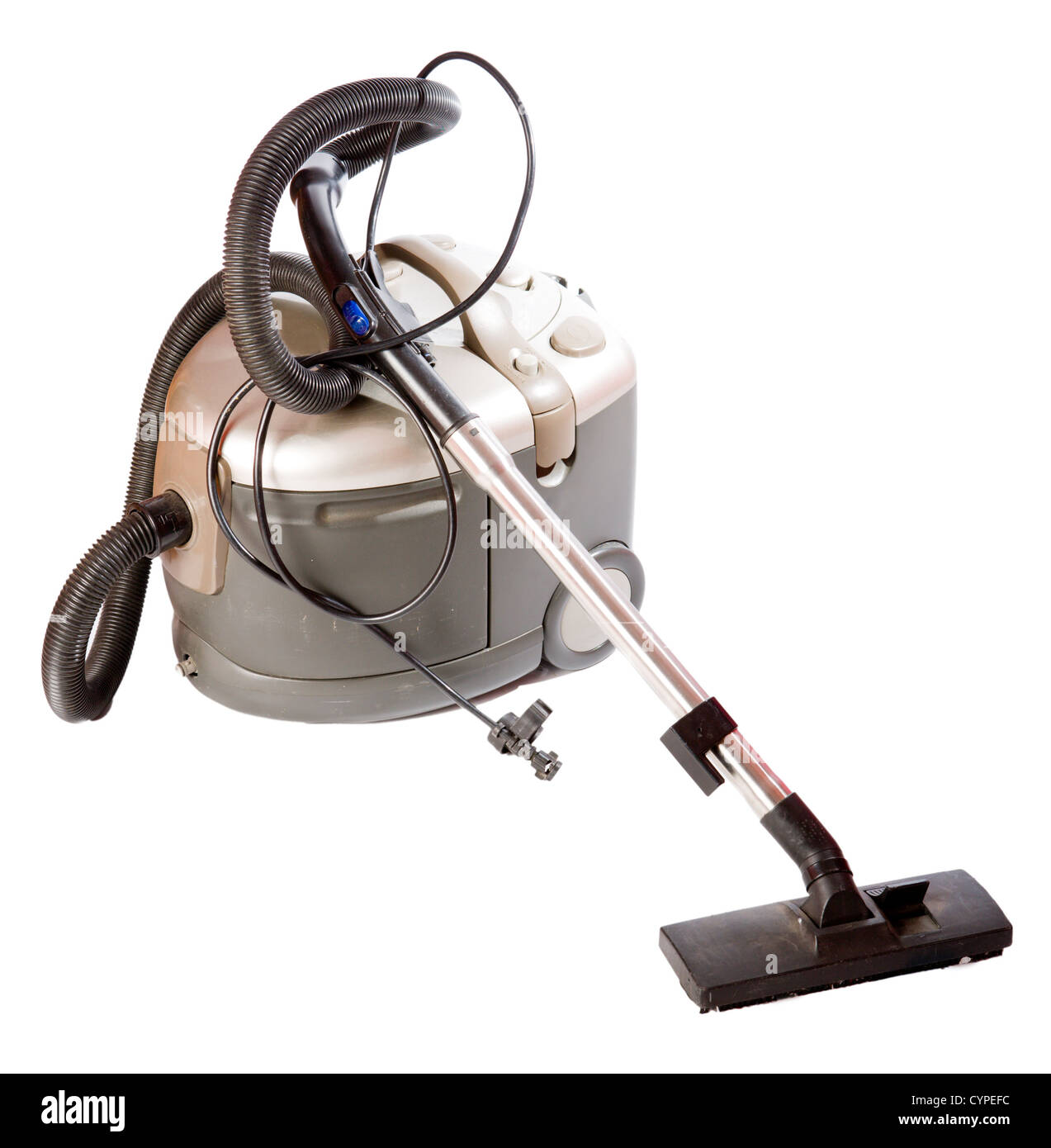 One heavy vacuum cleaner isolated on white Stock Photo - Alamy