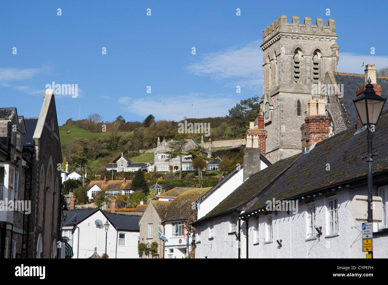 beer seaside village east devon england uk Stock Photo - Alamy