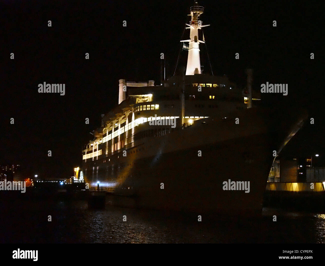 The SS Rotterdam, a former Dutch ocean liner, is beautifully ...